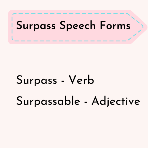 Surpass Meaning, Example, Speech Forms – The Educator Online